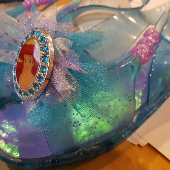 Disney | Costumes | Disney Store Ariel Mermaid Shoes Sandals Costume ...